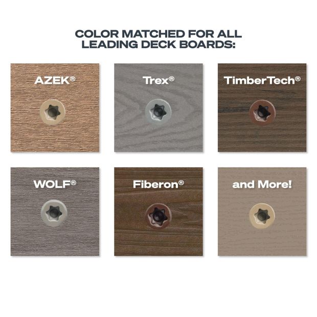 Colored Deck Screws: Types, Tips, and Best Options | FastenMaster