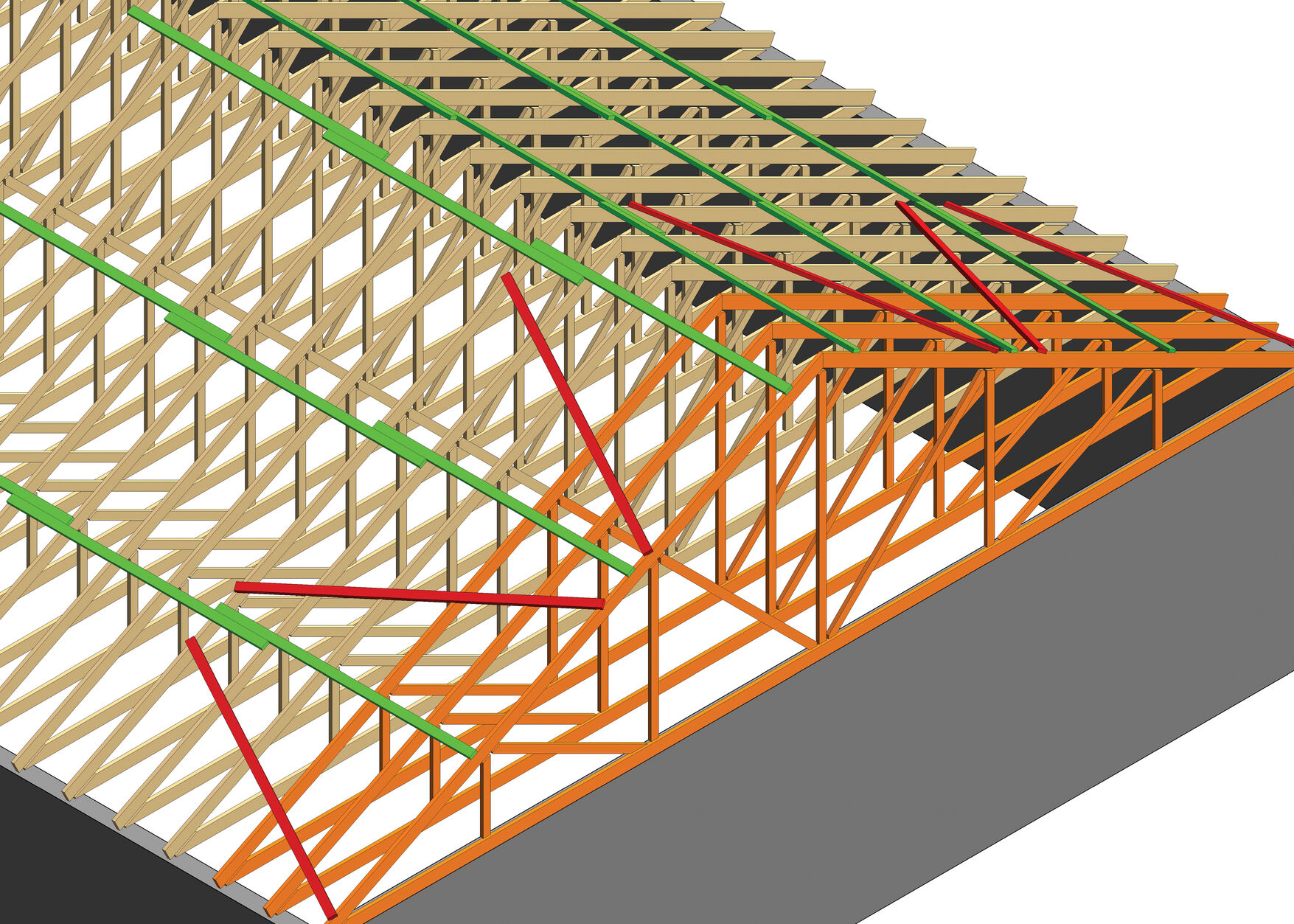 How to Properly Brace Roof Trusses | FastenMaster