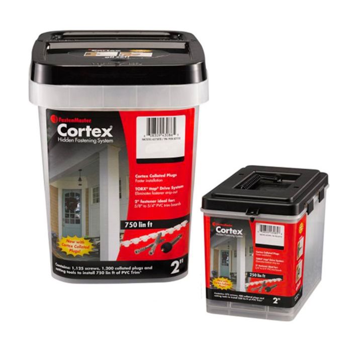 Collated Cortex for PVC Trim - Hidden Fastening System | FastenMaster