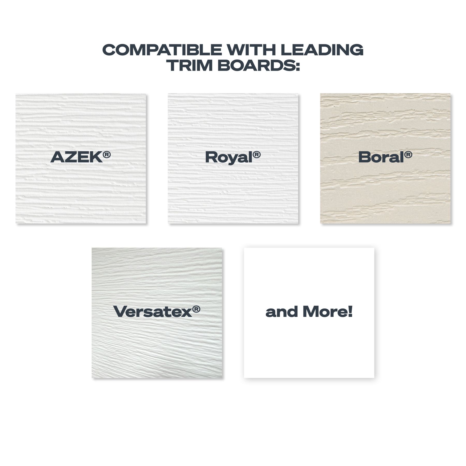 Collated Cortex for PVC Trim - Hidden Fastening System | FastenMaster