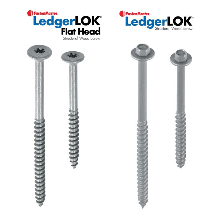 LedgerLOK: Deck Ledger Board Screws | FastenMaster