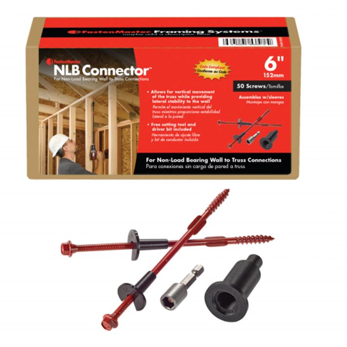 NLB Connector For Non-Load Bearing Wall to Truss… | FastenMaster