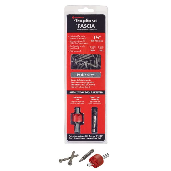 TrapEase Fascia: Color Matched Fascia Board Fastener | FastenMaster