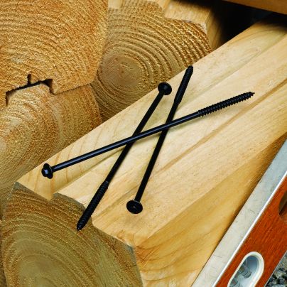 Olylog®: Log Structural Wood Screws - Log Home… | FastenMaster