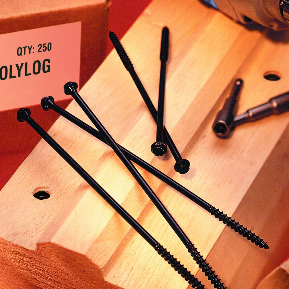 Olylog®: Log Structural Wood Screws - Log Home… | FastenMaster