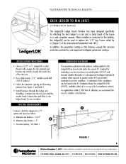 LedgerLOK: Deck Ledger Board Screws | FastenMaster