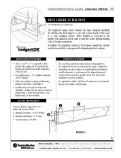 LedgerLOK: Deck Ledger Board Screws | FastenMaster