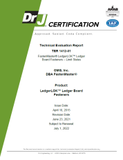 LedgerLOK: Deck Ledger Board Screws | FastenMaster