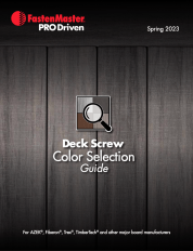 TrapEase® 3: Composite, PVC & Capstock Deck Screws | FastenMaster